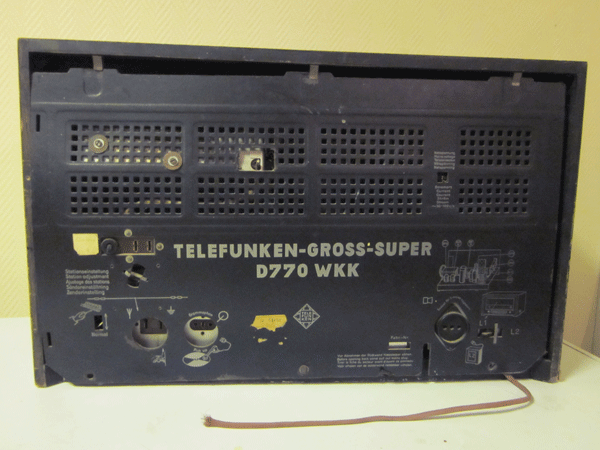 SRHS Forum - Telefunken D770 WKK